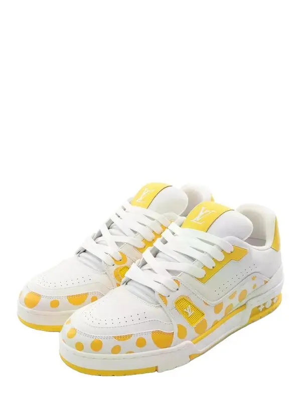 LOUIS VUITTON X Yayoi Kusama Trainer Infinity Dot Sneakers - White