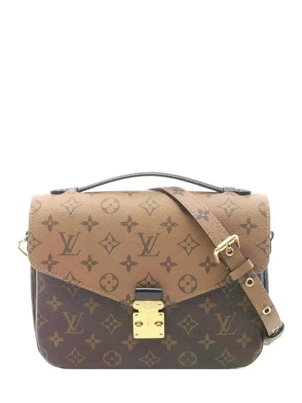 LOUIS VUITTON 2010s Mm Metis Monogram Tote - Brown