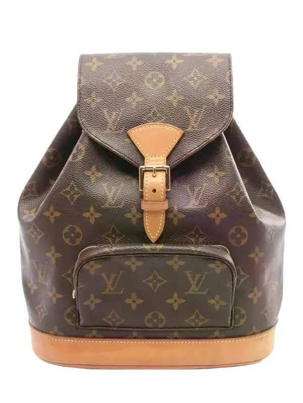 LOUIS VUITTON 1997 Montsouris Mm Monogram Backpack - Brown