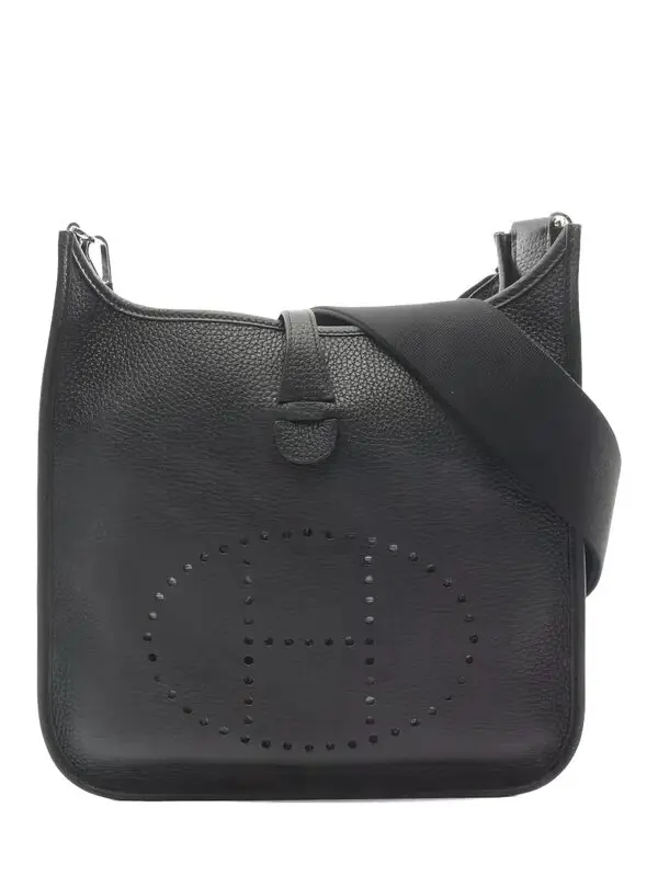 Hermès 2022 Pm Evelyne Leather Shoulder Bag - Black