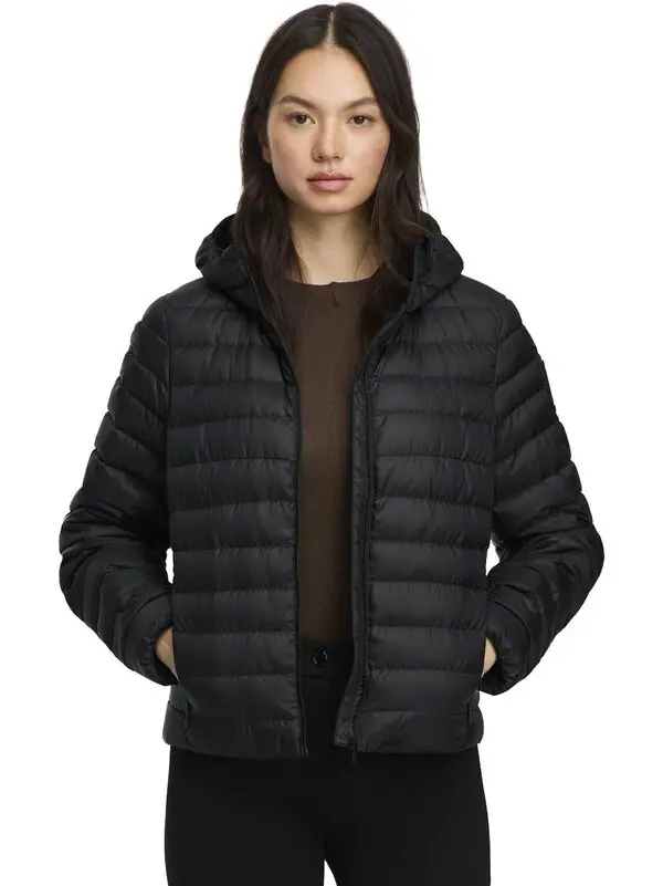 Canada Goose Aethera Packable Down Hoodie - Black