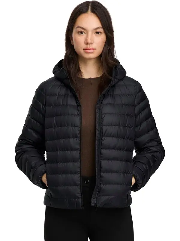 Canada Goose Aethera Packable Down Hoodie - Black
