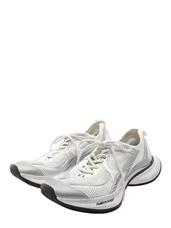 Balenciaga 2010s Circuit Fabric Sneakers - White