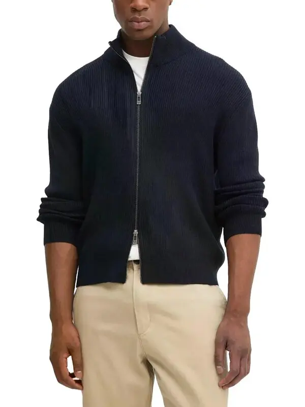 Armani Exchange Zip-fastening Cardigan - Blue