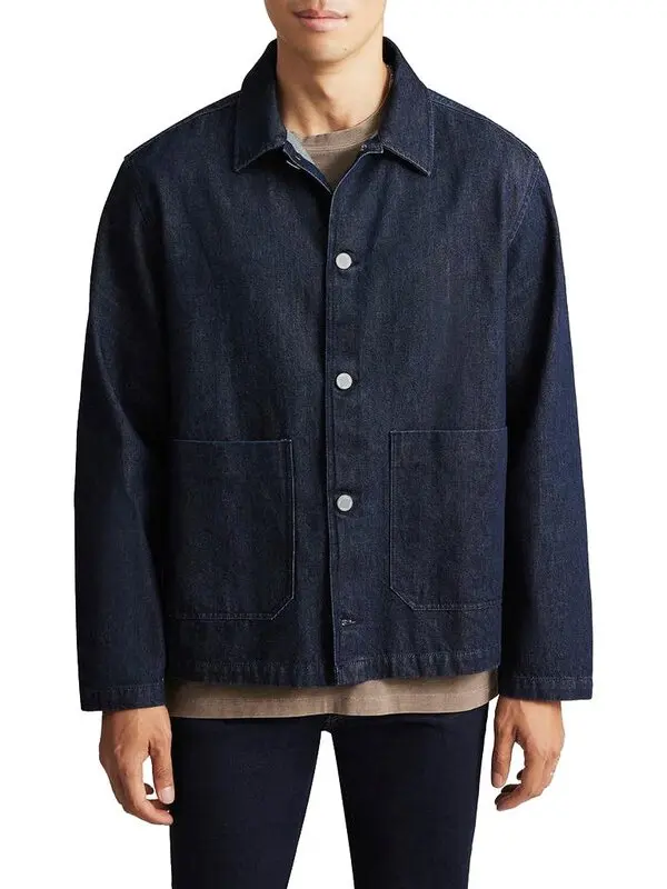 MAVI Two Pocket Denim Overshirt - Dark Indigo