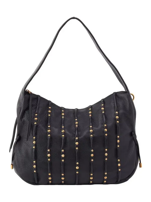 Hobo Kori Stud Detail Leather Bag - Black