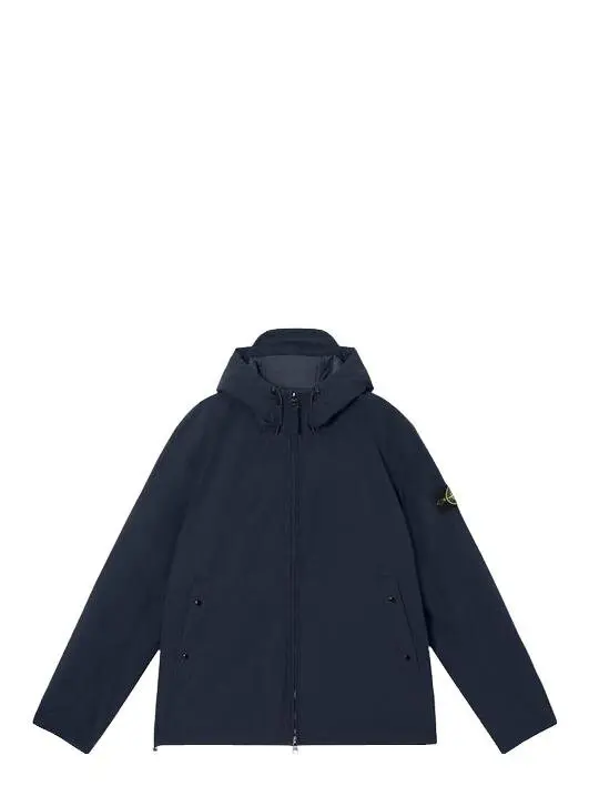 Stone Island Soft Shell-r E. Dye Technology Primaloft Jacket 4100086 - Navy Blue