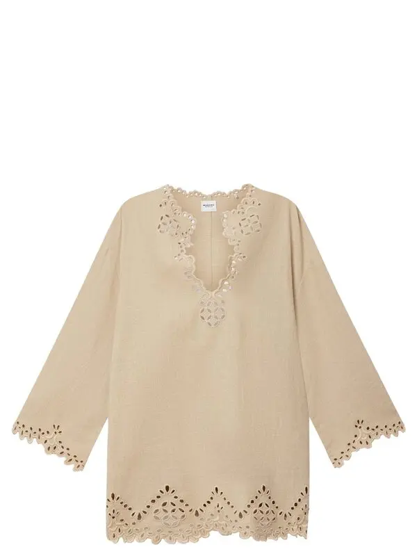 MARANT ETOILE Sherazade Short Dress - Sahara