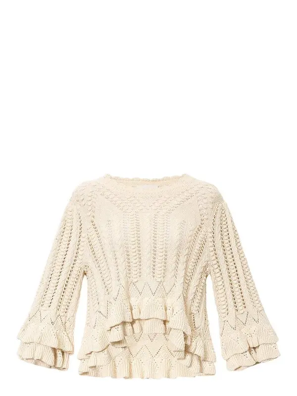 MARANT ETOILE Norma Knit Sweater - Ecru