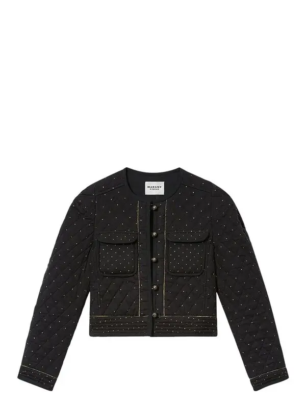 MARANT ETOILE Vania Organic Cotton Jacket - Black