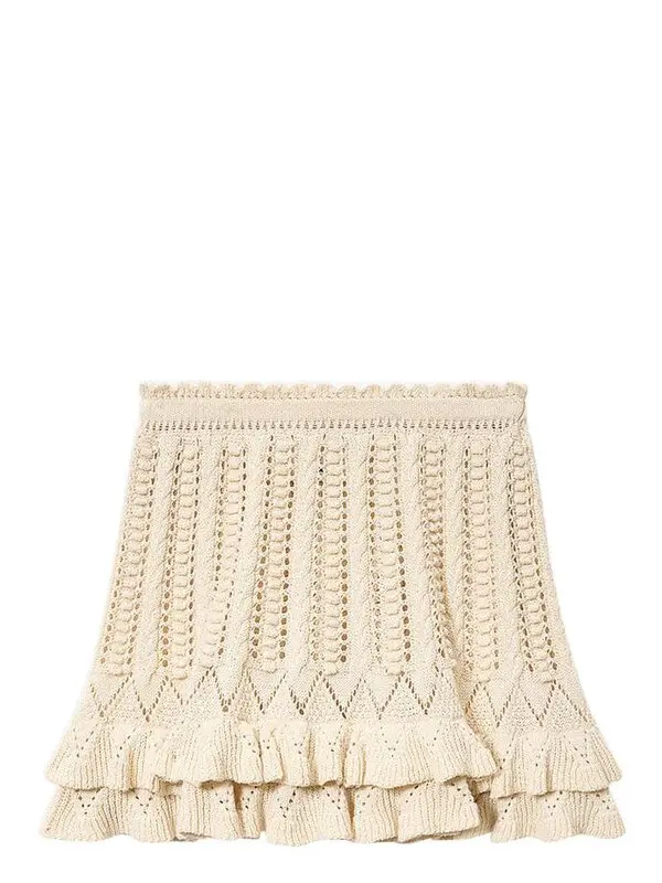 MARANT ETOILE Nelle Mini Skirt - Ecru