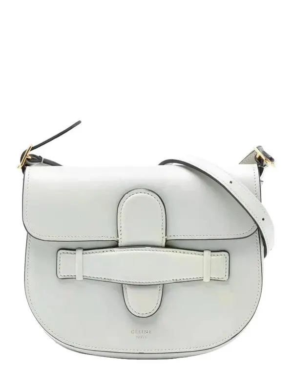 Celine 2018 Mini Smooth Calfskin Symmetrical Convertible Satchel - Grey