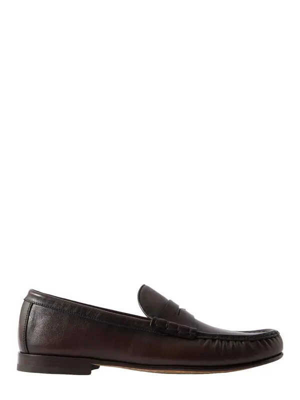 Officine Creative Balfron 002 Leather Loafers - Brown