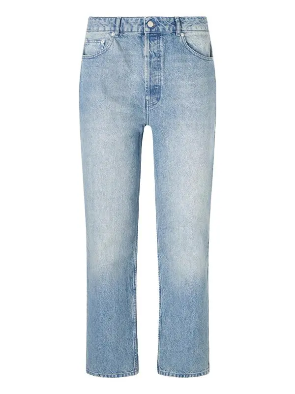 Officine Générale Straight-leg Organic Jeans - Blue
