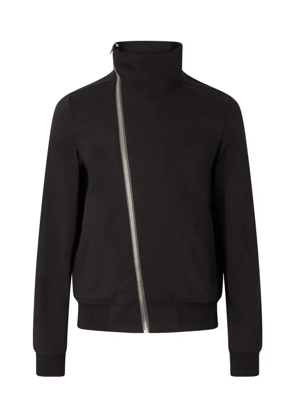Rick Owens Bauhaus Jogger Zip-up Jacket - Black