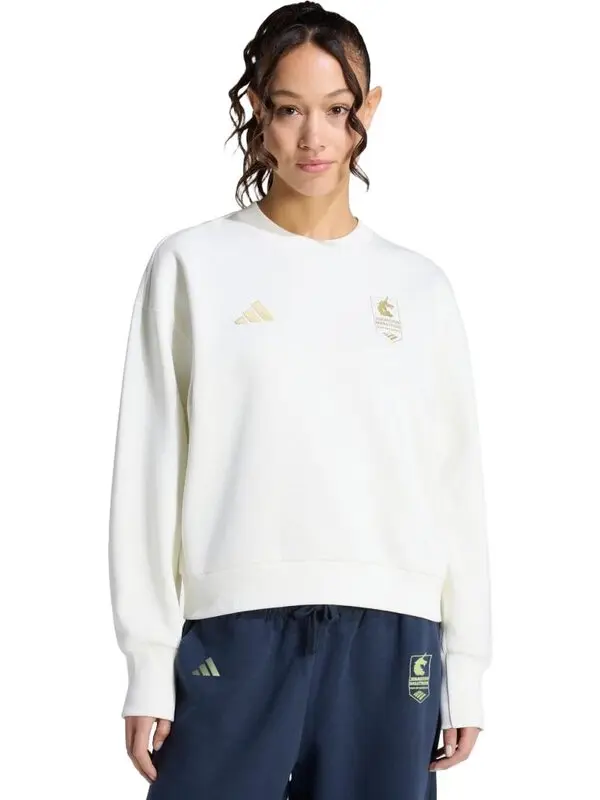 Adidas Boston Marathon 2026 All Szn Sweatshirt - Off White