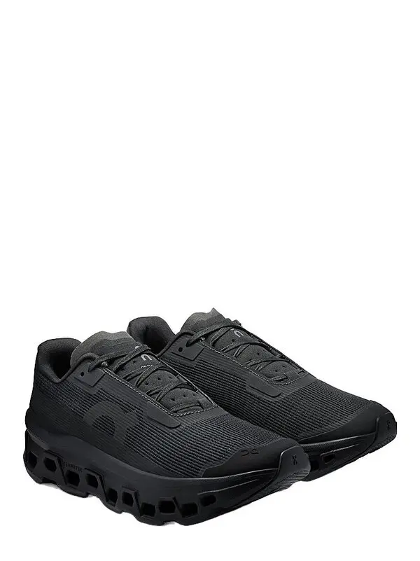 On Cloudmonster Void Sneakers - Black/black