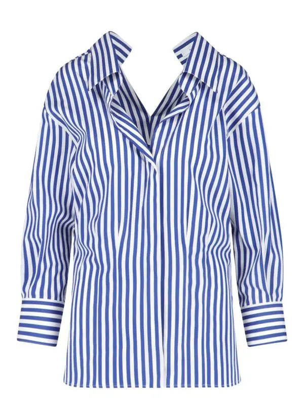 Miu Miu Cotton Poplin Shirt - Blue