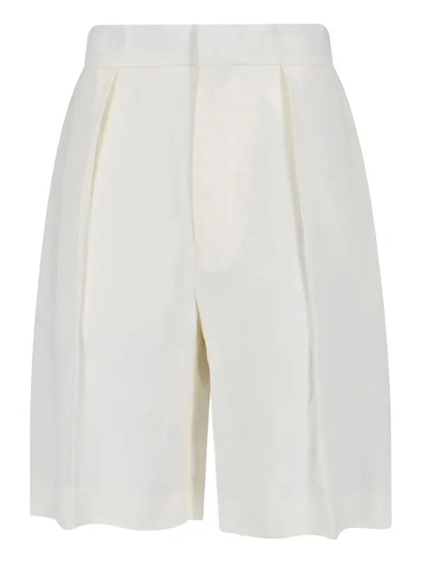 Victoria Beckham Tailored Shorts - White