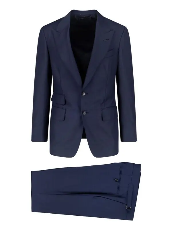 TOM FORD Shelton" Single-breasted Suit - Blue