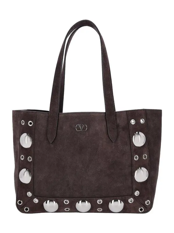 Valentino Garavani Nellcôte Medium Tote Bag - Brown
