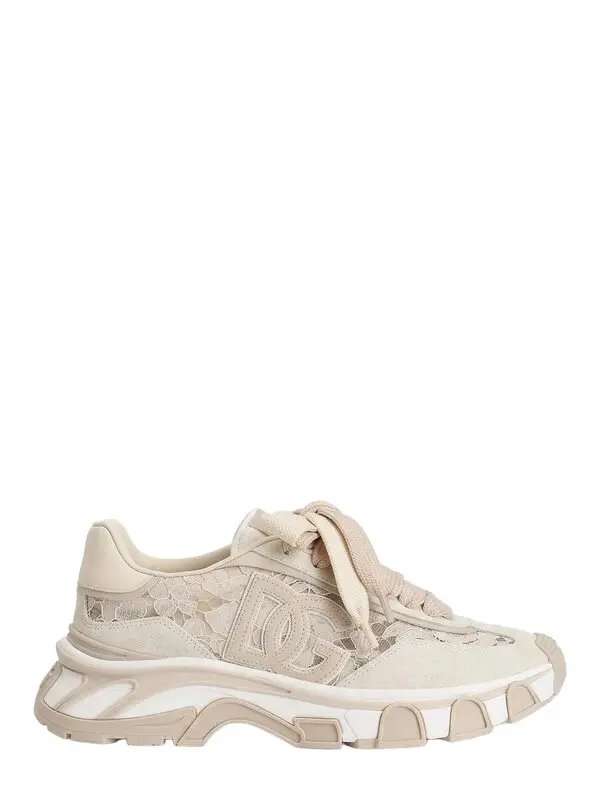 Dolce & Gabbana Dg Country Road Lace Sneakers - Cream