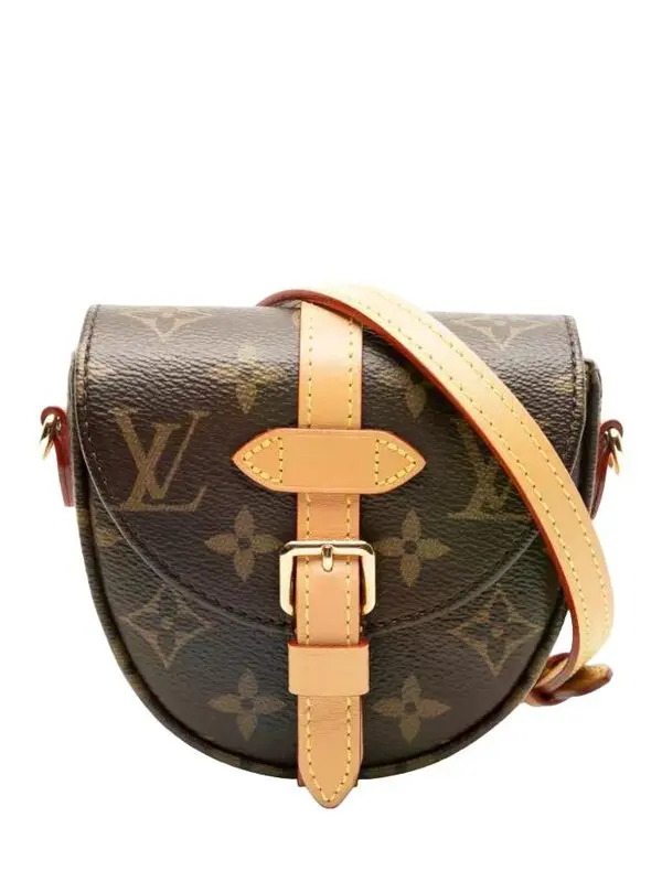 LOUIS VUITTON 2021-2025 Monogram Micro Chantilly Crossbody Bag - Brown