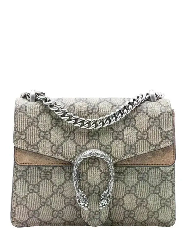 Gucci Small Gg Supreme Dionysus Crossbody Bag - Brown
