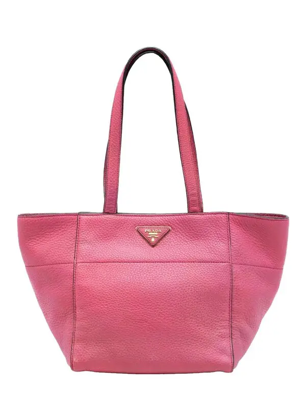Prada 2013-2025 Vitello Daino Tote Bag - Pink