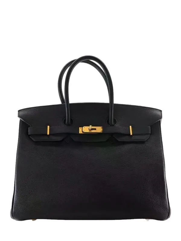 Hermès 2004 Birkin 35 Handbag - Black