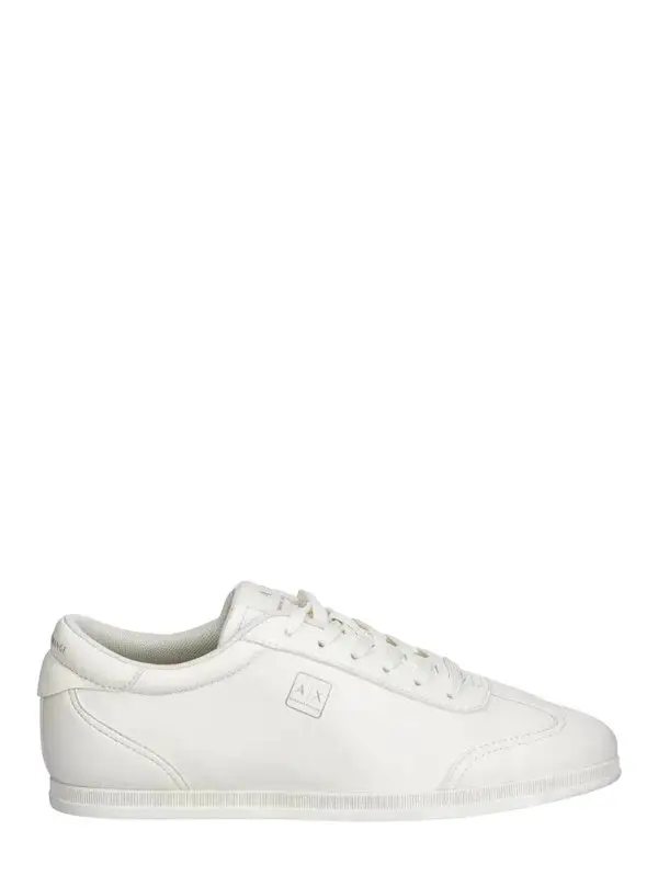 Armani Exchange Logo Detail Sneakers - White