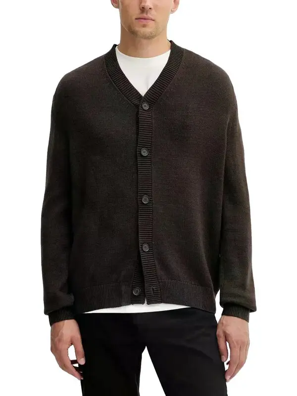 Armani Exchange V-neck Cardigan - Green