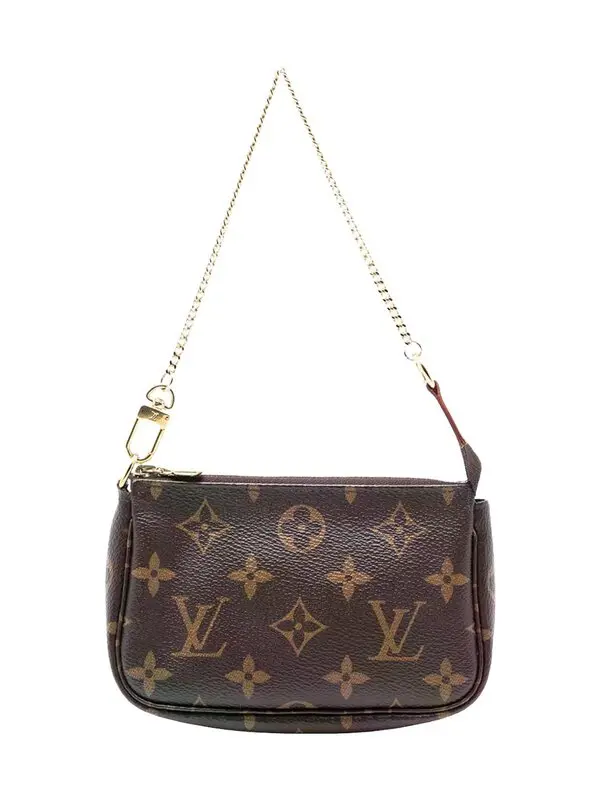 LOUIS VUITTON 2020 Monogram Mini Pochette Accessoires - Brown