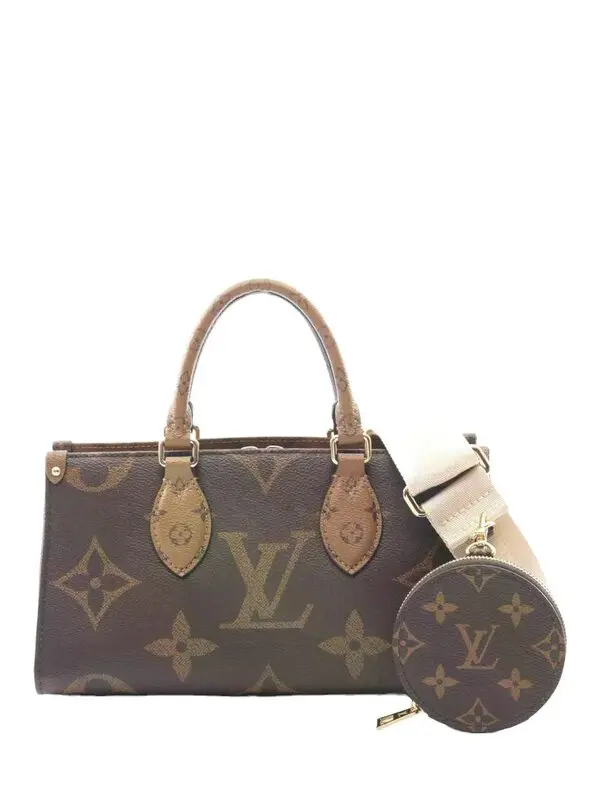 LOUIS VUITTON Onthego East West Satchel Monogram Reverse - Brown