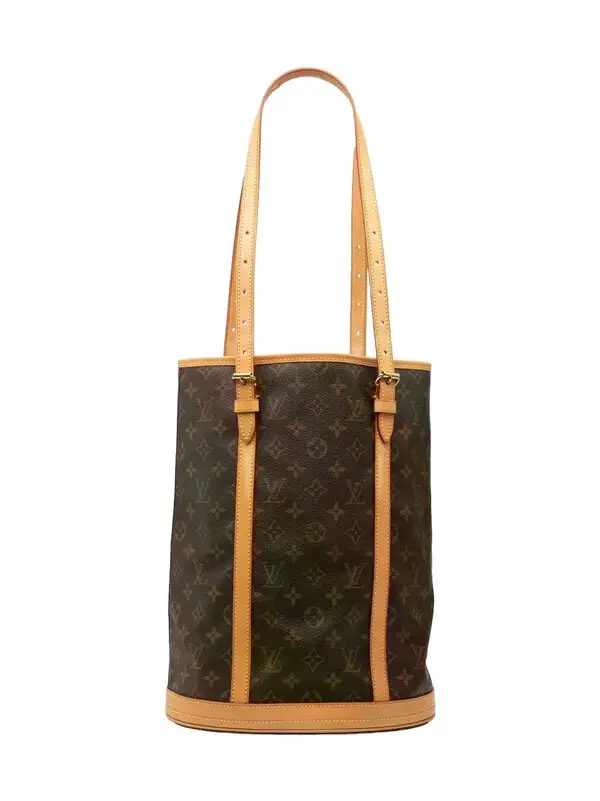 LOUIS VUITTON 2001 Monogram Gm Bucket Bag - Brown