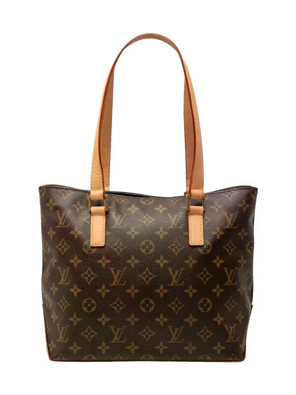 LOUIS VUITTON 2004 Monogram Cabas Piano Tote Bag - Brown