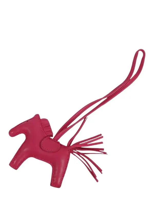 Hermès 2020 Milo Lambskin Grigri Rodeo Bag Charm Pm - Pink