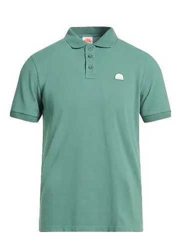 Sundek Polo Shirt Azure Size Cotton, Elastane - Sage Green