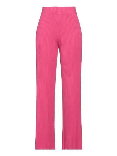 HINNOMINATE Wide-leg Knit Pants - Pink