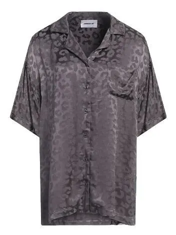 NUMERO 00 Leopard-print Jacquard Shirt - Grey