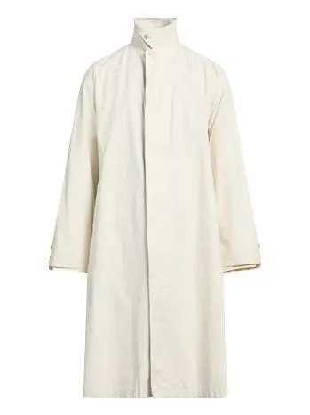 MAISON MARGIELA Overcoat & Trench Coat Size Cotton - Off White