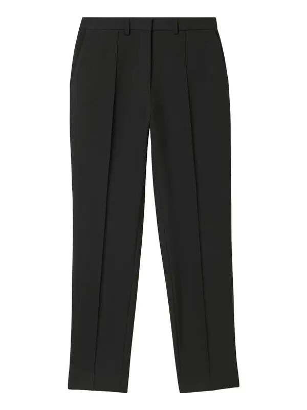 HOUSE OF DAGMAR Slim-fit Tailored Trousers - Black