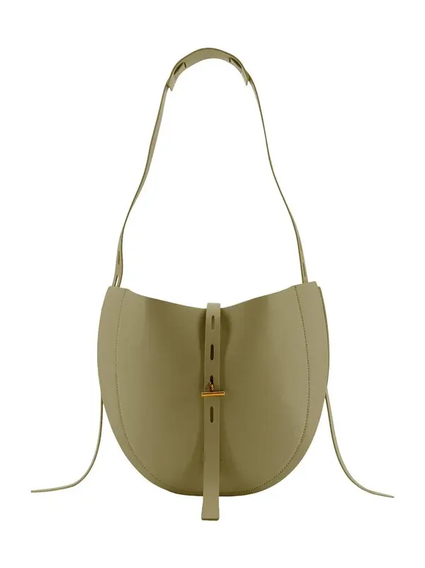 MINOBOSSI Lizzie Leather Crossbody Bag - Green