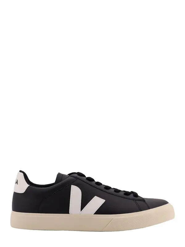 VEJA Campo Leather Sneakers - Black