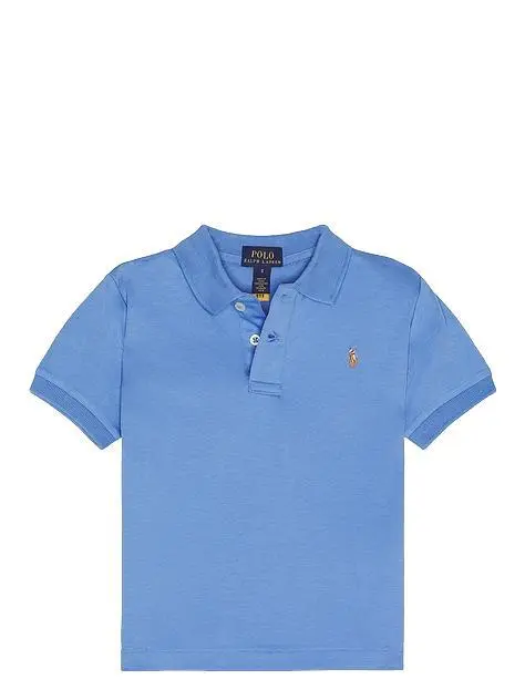 Polo Ralph Lauren Cotton Interlock Knit Polo - Harbor Island Blue