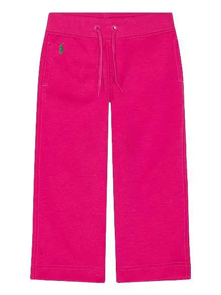 Polo Ralph Lauren Double Knit Tech Athletic Wide Leg Pant - College Pink
