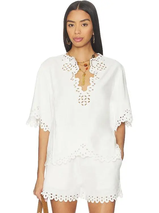 Isabel Marant Shana Top - White