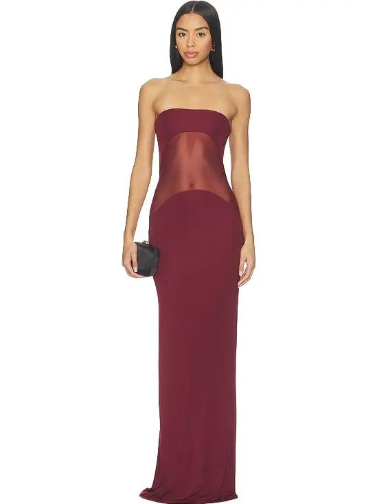 Nbd Sadira Maxi Dress - Wine