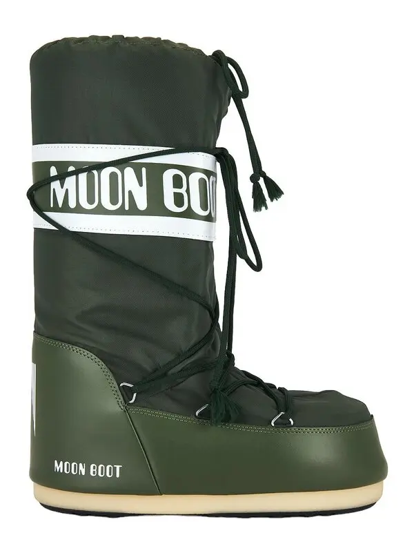 Moon Boot Icon Nylon Boots - Forest Green