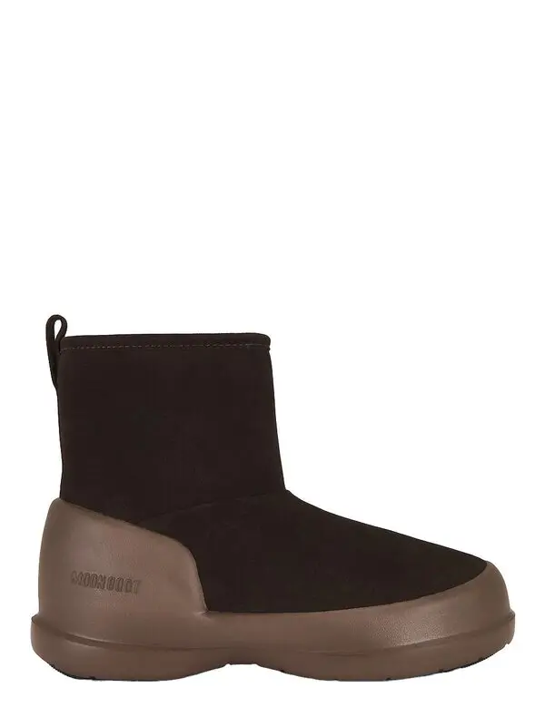 Moon Boot Mezzaluna Mid Boot In Brown - Dark Brown